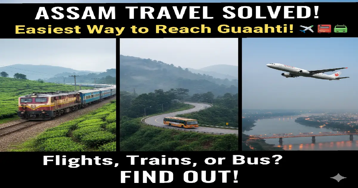 How To Reach Assam: By Flight, Train & Road Guide 2026