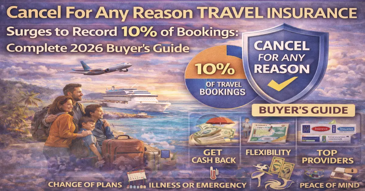 Cancel For Any Reason Insurance Hits Record 10%: 2026 Guide