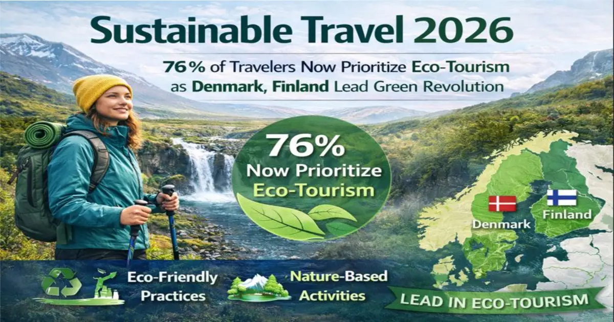 Sustainable Travel 2026: 76% Prioritize Eco-Tourism Denmark #1