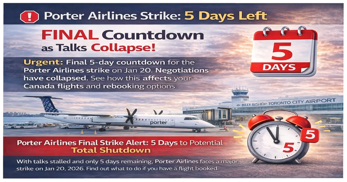 Porter Strike in 5 DAYS: Negotiations COLLAPSE, Gov Silent