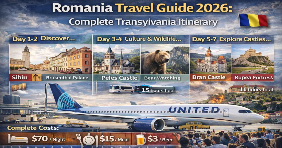 Transylvania Itinerary 2026: Complete Romania Guide