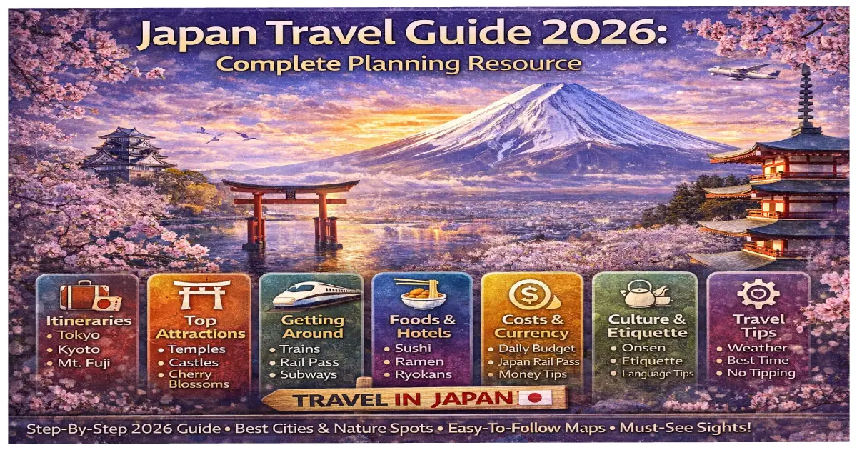 Japan Travel Guide 2026: Planning Tips & Budget Breakdown