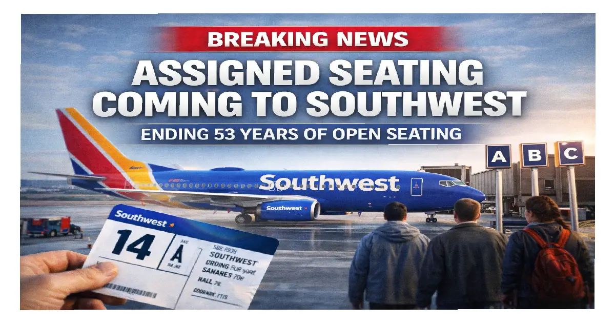 Southwest Assigned Seating Starts Tomorrow 53 Years Over