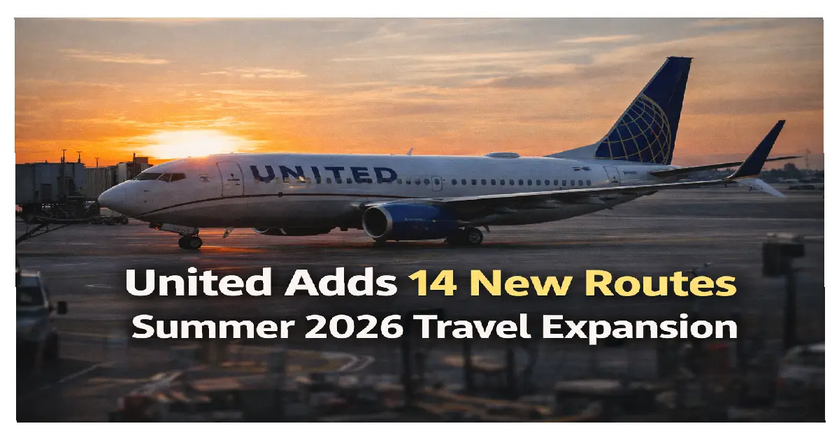 United 14 NEW Routes Summer 2026: Yellowstone, $79 Fares