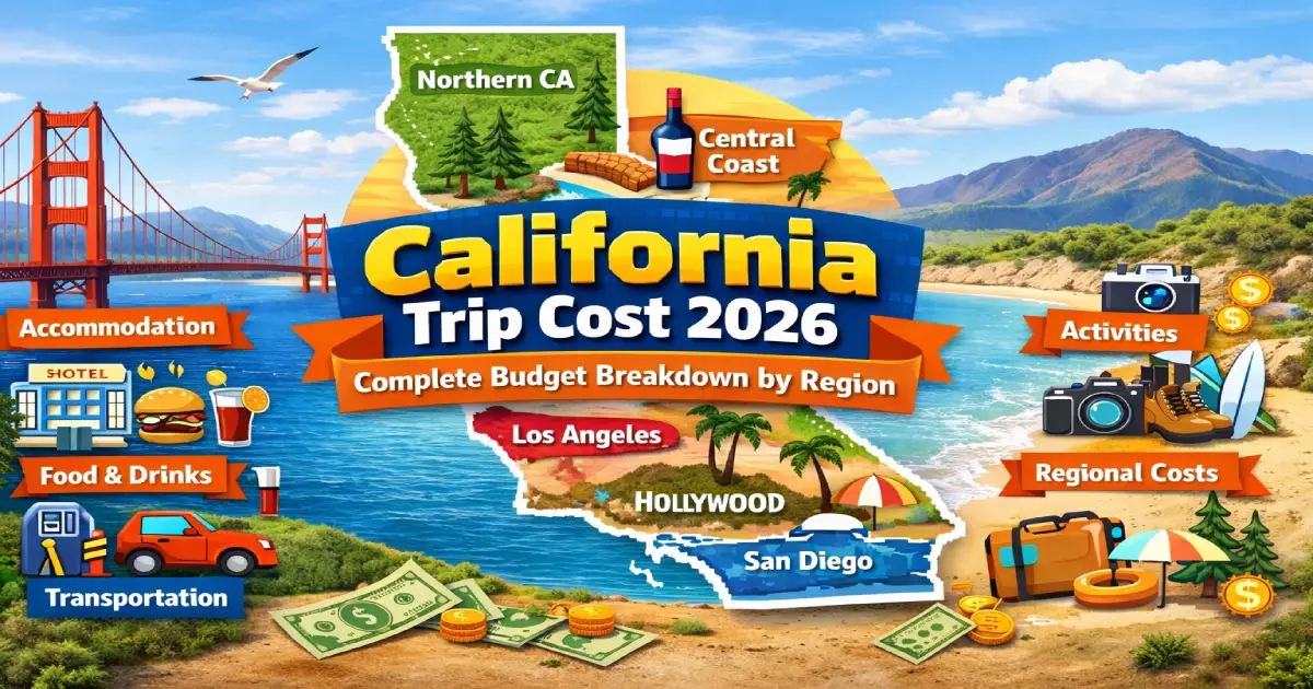 California Trip Cost 2026: Budget Breakdown by Region