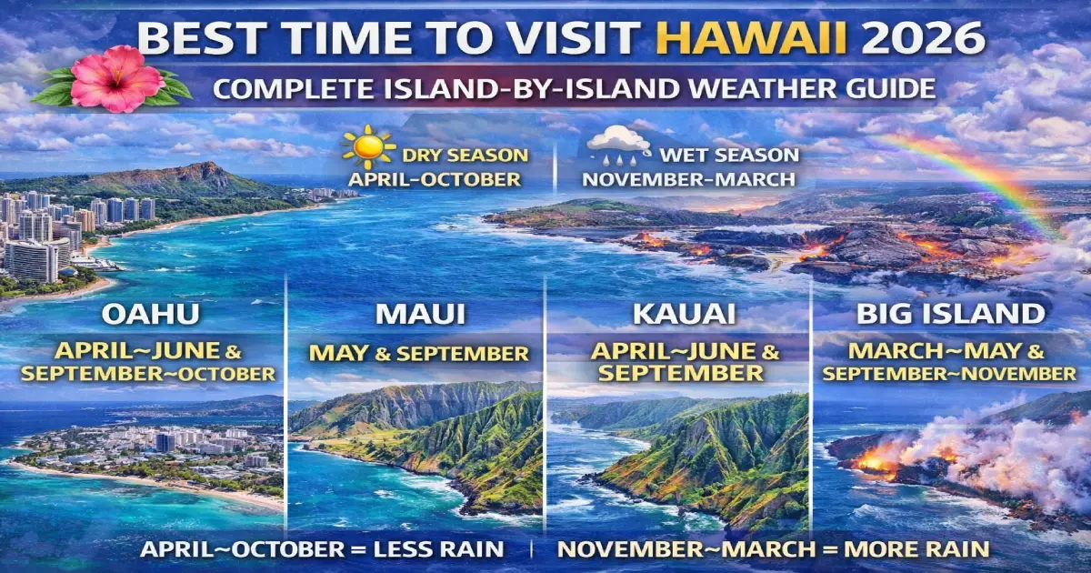 Best Time To Visit Hawaii 2026: Complete Island Guide