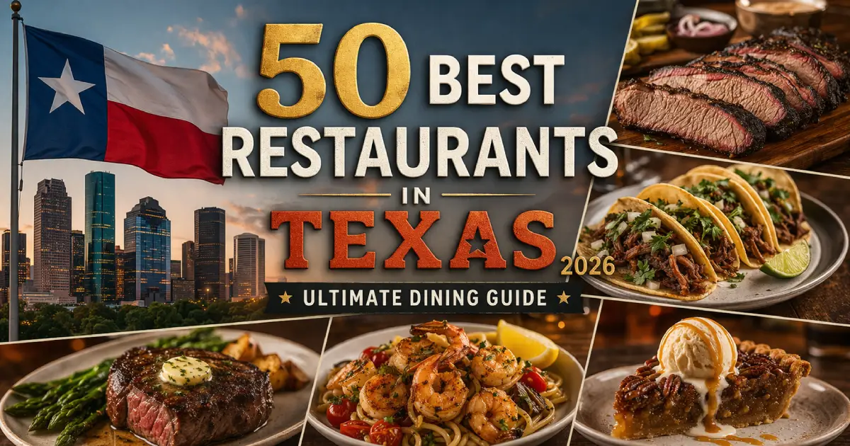 50 Best Restaurants in Texas 2026: Full Guide