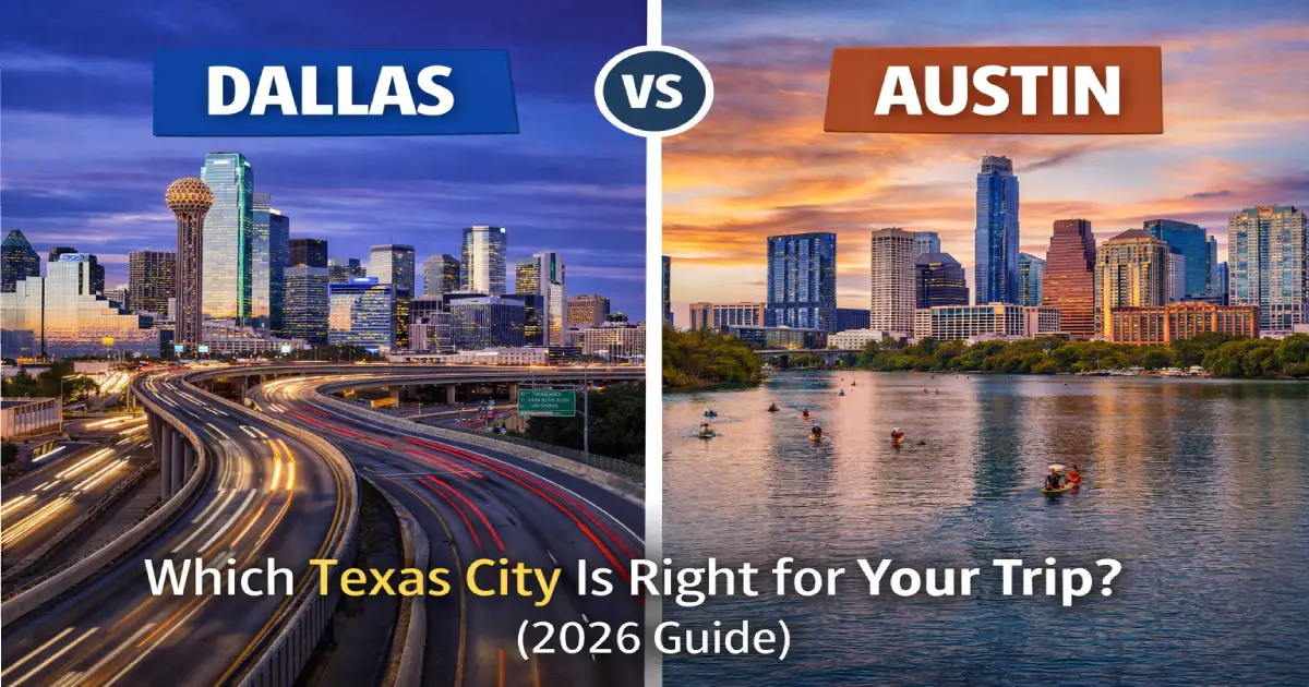Dallas vs Austin 2026 : Which Texas City Should You Visit?