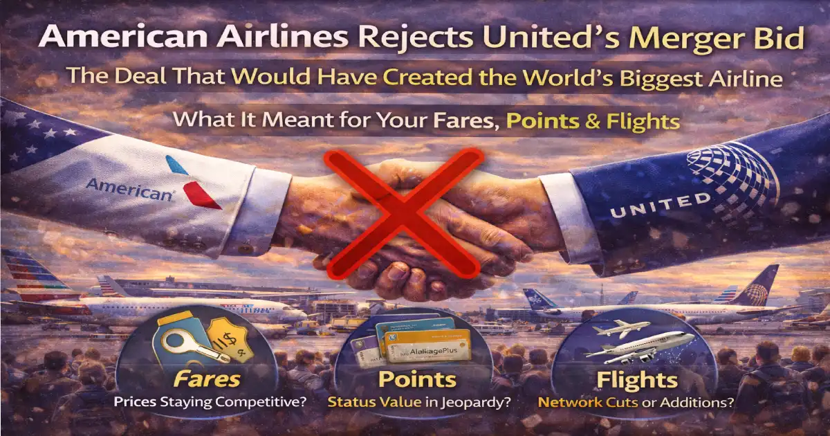 American Rejects United Merger: What Travellers Need to Know