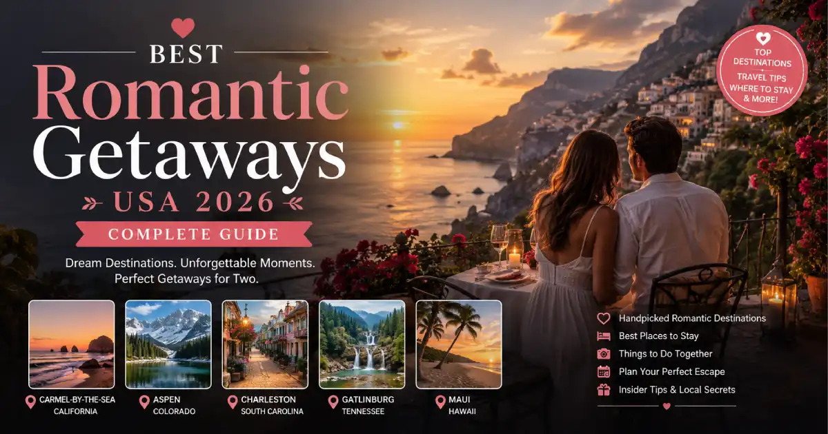 Best Romantic Getaways USA 2026: Complete Guide