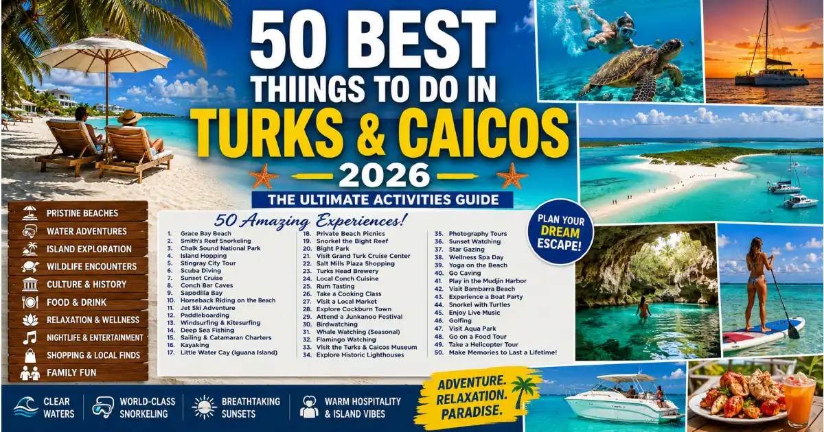50 Best Things to Do in Turks and Caicos 2026: Guide
